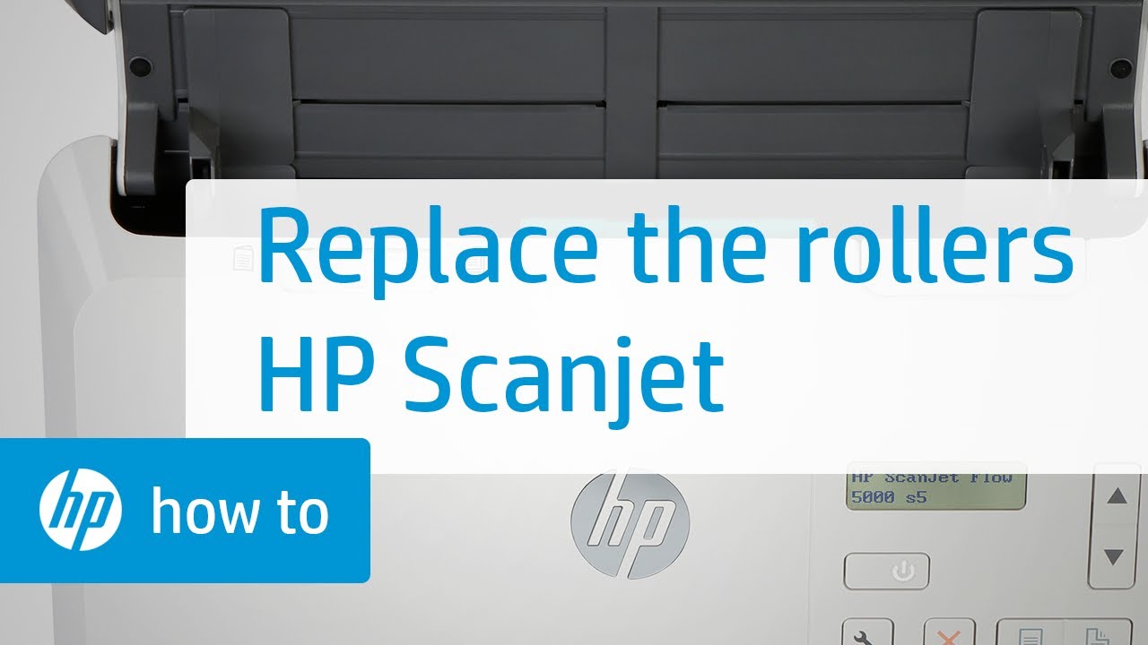 HP Scanjet Sheet-feed Scanners - Replace the rollers | Soporte HP®