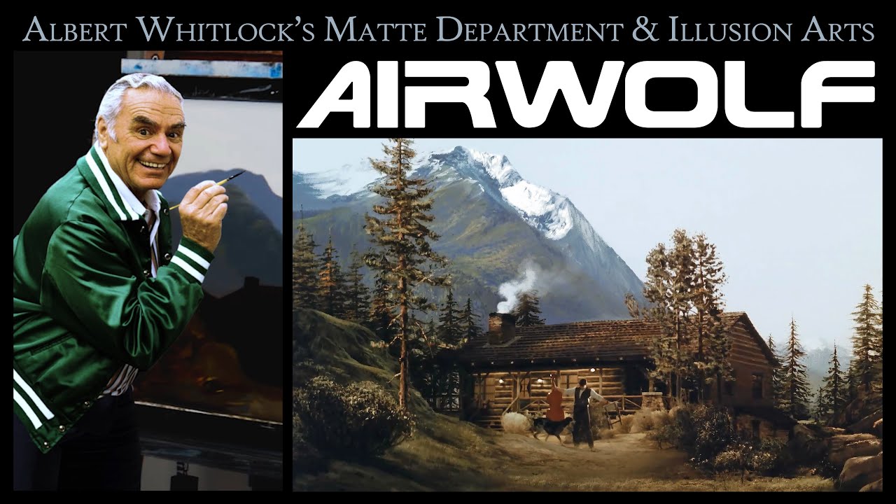 "Airwolf" (1984; Pilot Episode) Cabin Matte Painting Shots - YouTube