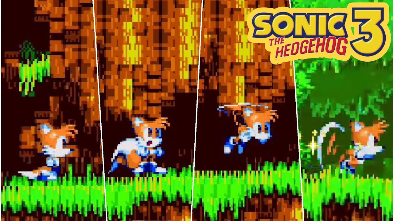 sonic 3 A.I.R android (Tails Fallen star mod) gameplay angel island ...