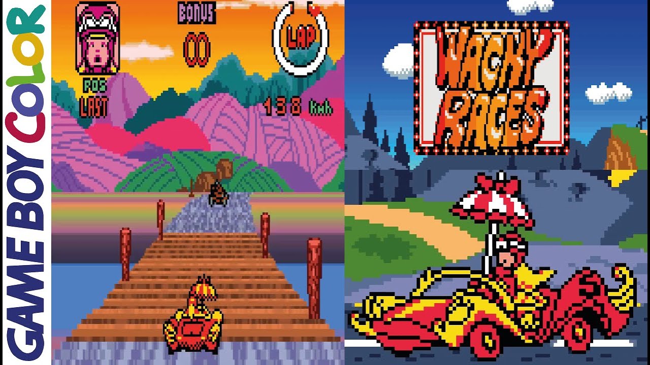 Wacky Races Game Boy Color - C&M Playthrough - YouTube