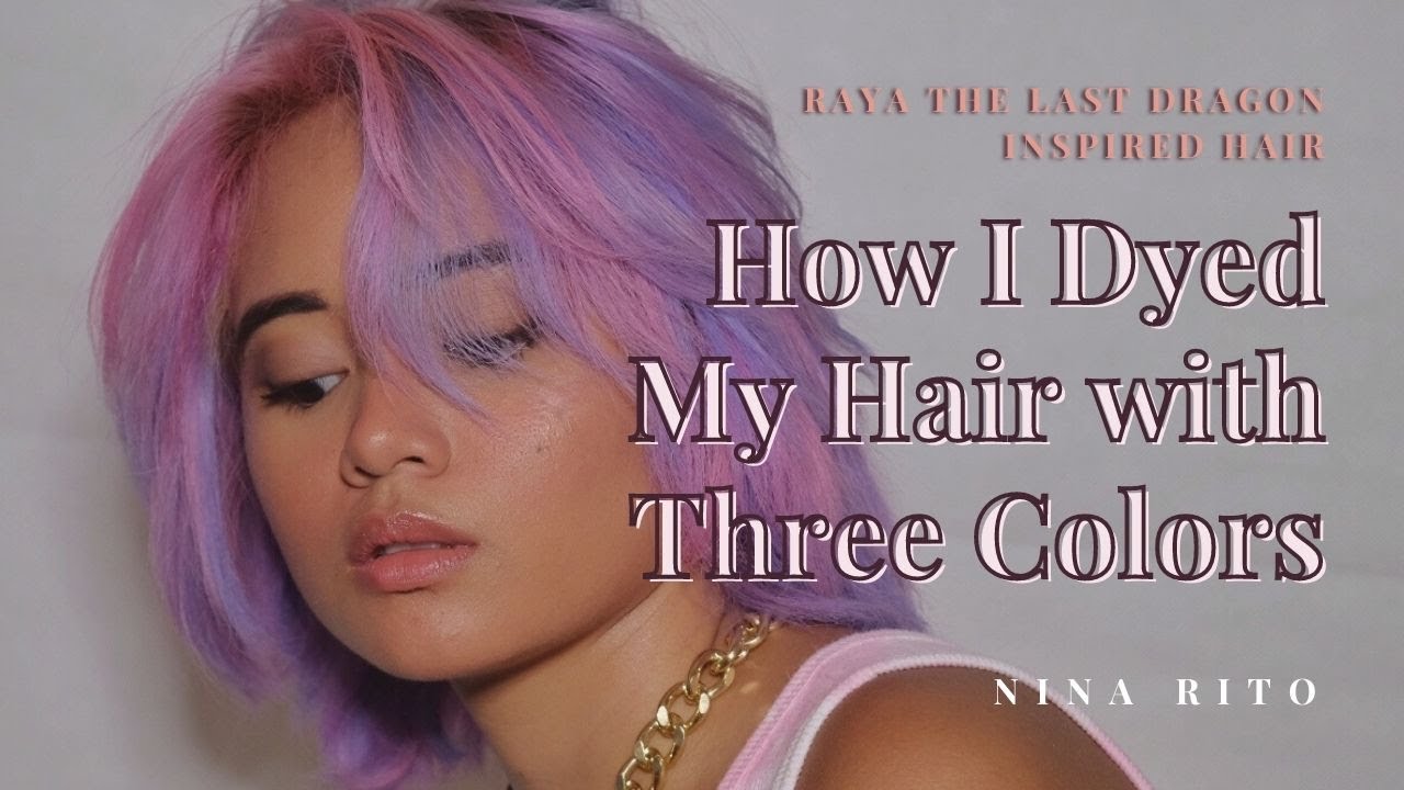 How I Dyed my Hair with Three Colors (Sisu Inspired Hair) - YouTube