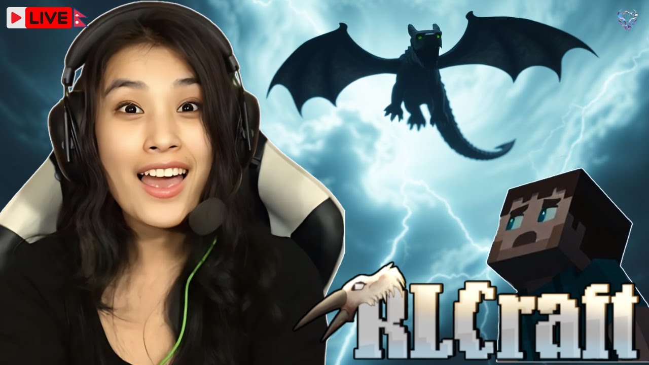 "🔴 Can We Survive RLCRAFT? The HARDEST Minecraft Mod | Live With AlyyOn ...