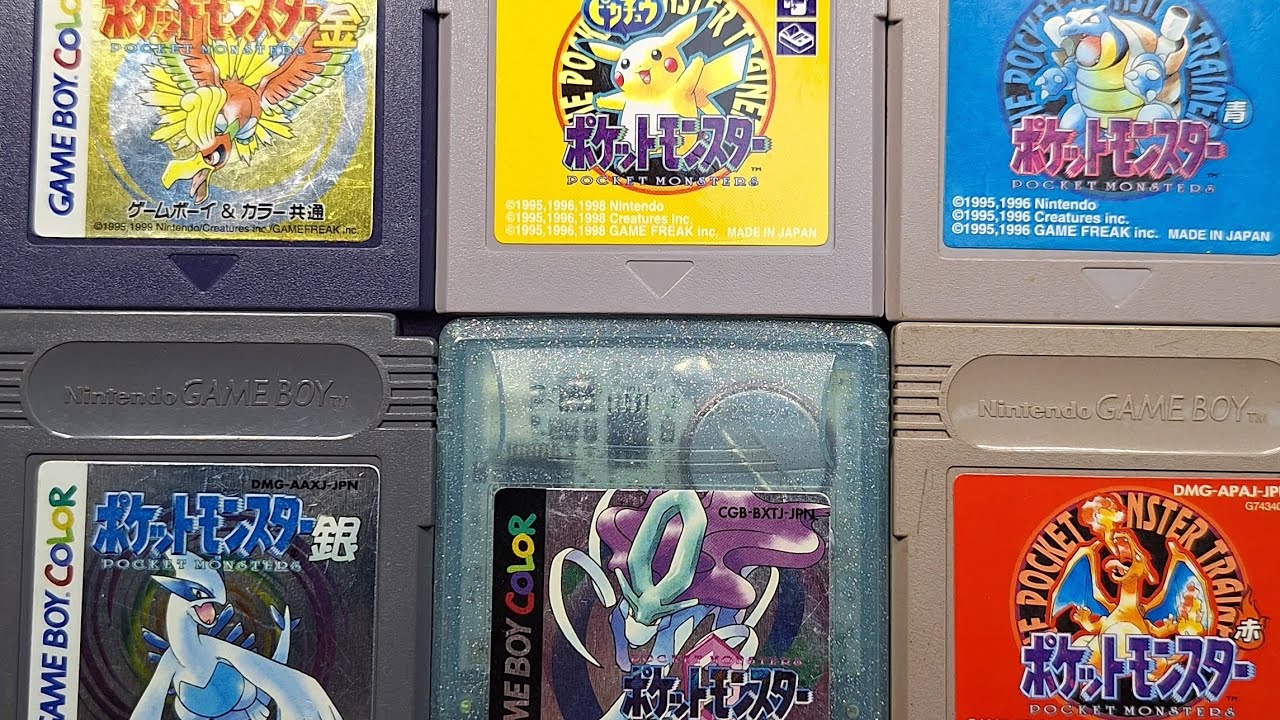 RARE Vintage Japanese Pokémon GameBoy Treasure Trove Found! # ...