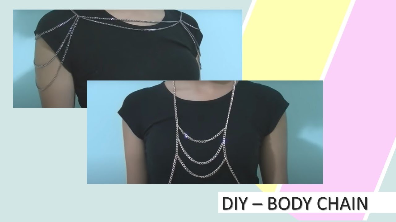 DIY - 4 tipos de Body Chain - YouTube