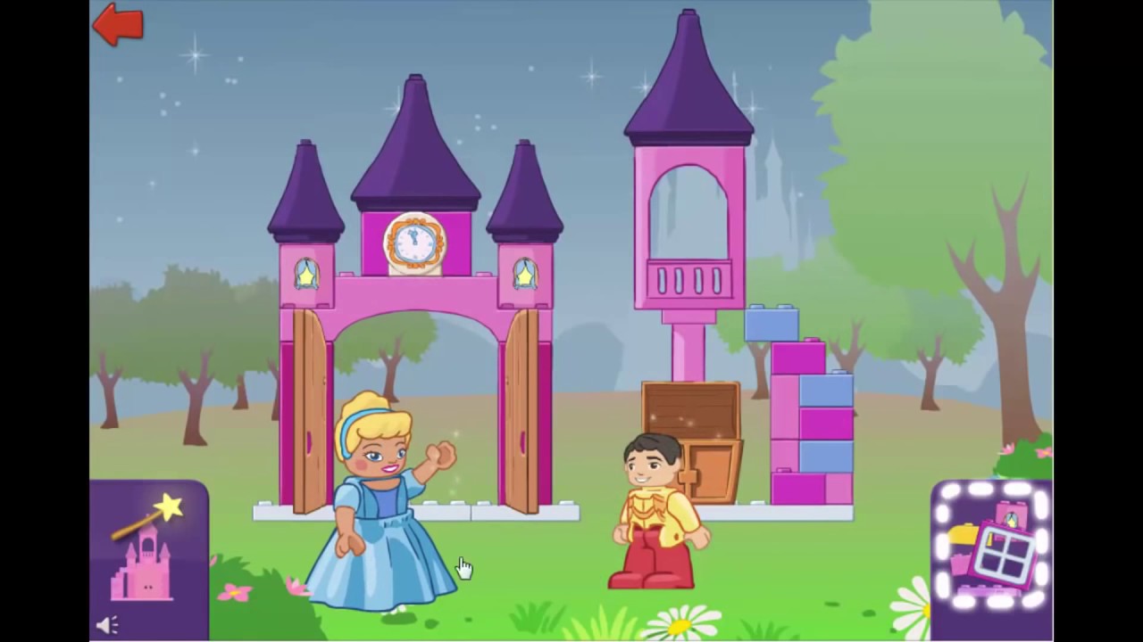 LEGO Duplo Playground 3 Part 7+1 Play with Cinderella Game for kids ...