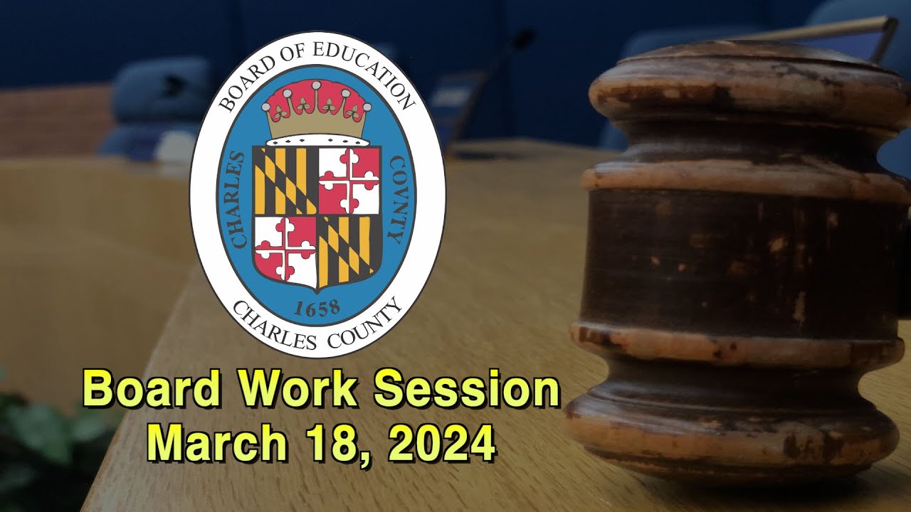 Board Work Session - March 18, 2024 - YouTube
