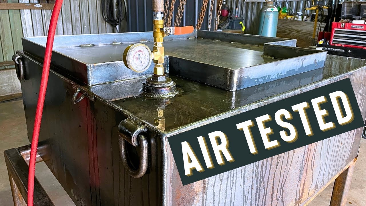 Building Custom 100 Gallon Fuel Tank - YouTube