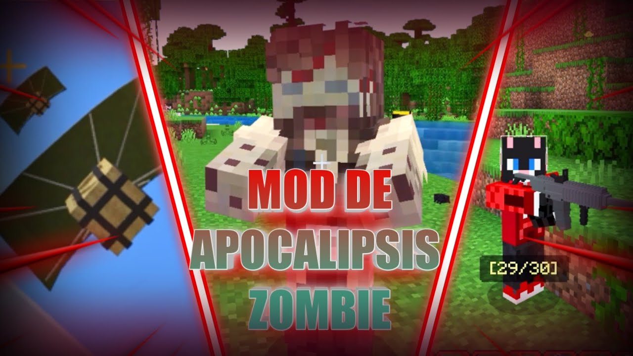 El MEJOR MOD y ADDON de ZOMBIES para MINECRAFT BEDROCK 1.19 - YouTube