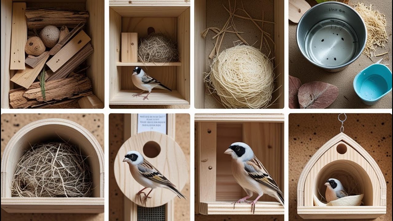 How to Set Up a Breeding Box for Java Sparrows - YouTube