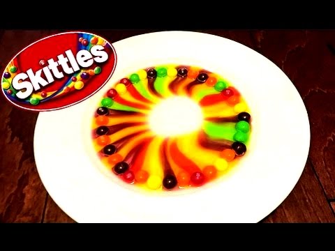 DIY SKITTLES RAINBOW MAGIC TRICK!!! - YouTube