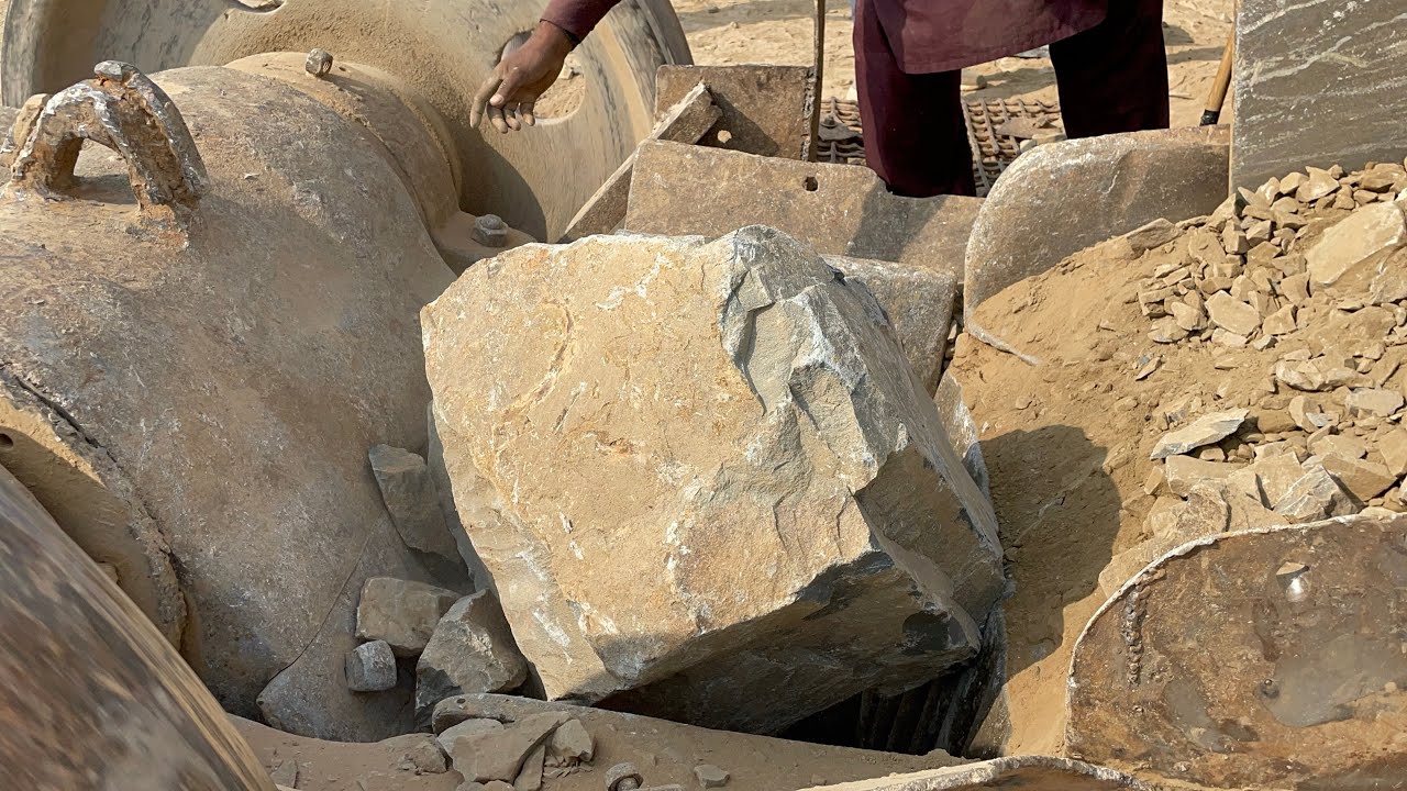Jaw-Dropping Rock Crushing Compilation! 💥🔥 Massive Stones Destroyed by ...