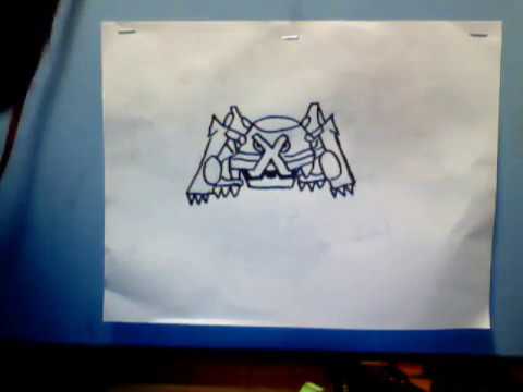 How to draw pokemon: metagross - YouTube