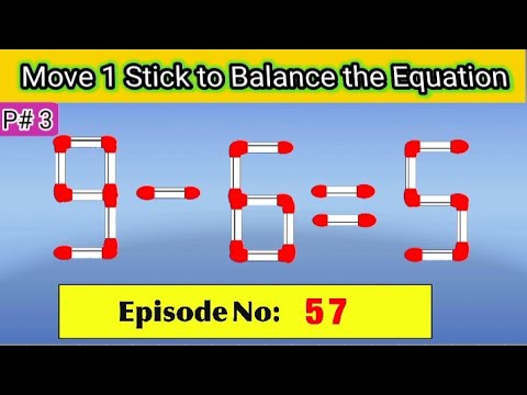 Solve the puzzle by moving 1 stick| Puzzle game for science exhibition ...