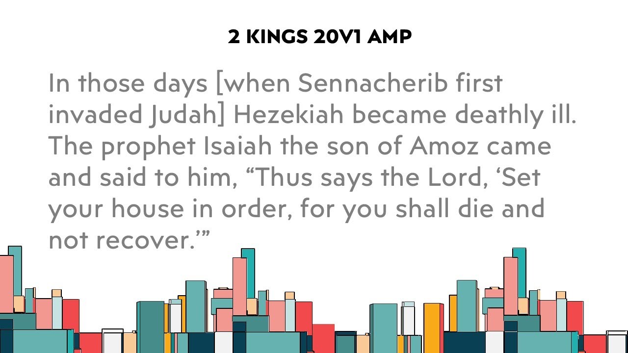 2 Kings 20 Amplified Version Audio With Subtitles - YouTube