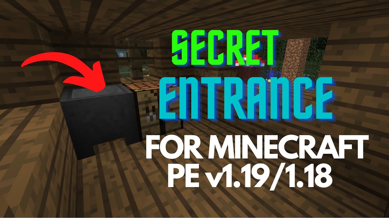 How To Make Secret Entrance | Cauldron | Minecraft Survival | v1.19 /1 ...