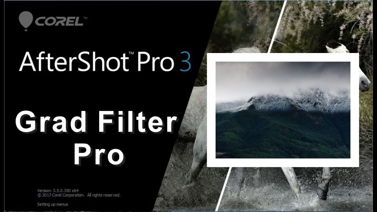 COREL AFTERSHOT PRO GRAD FILTER PRO - YouTube
