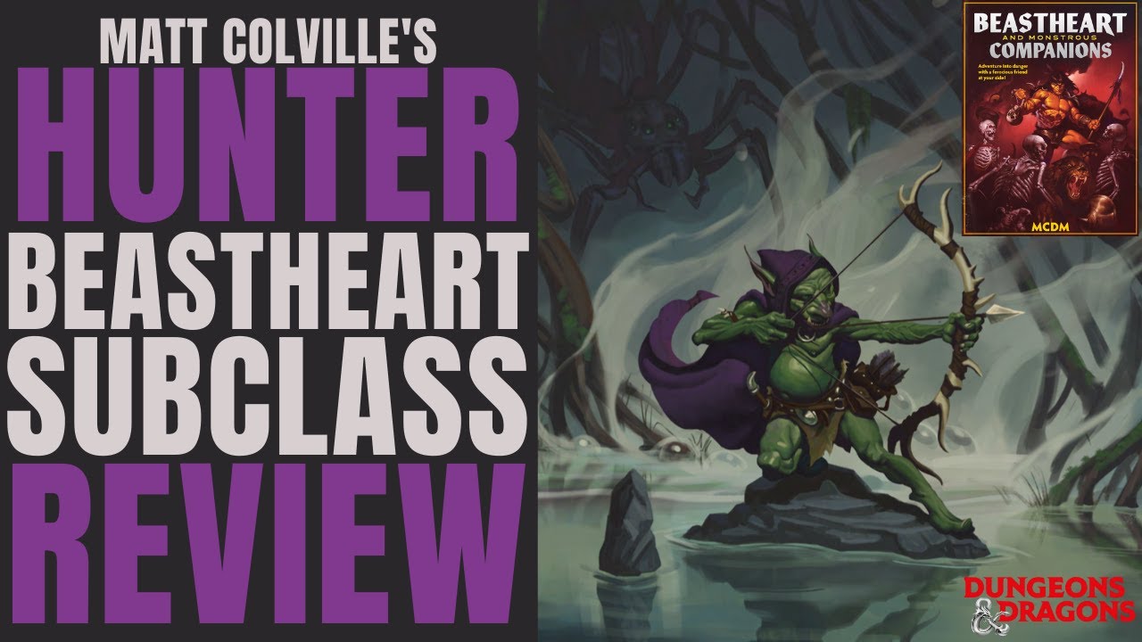 Hunter Beastheart Subclass Review - D&D 5e Subclass Series - YouTube