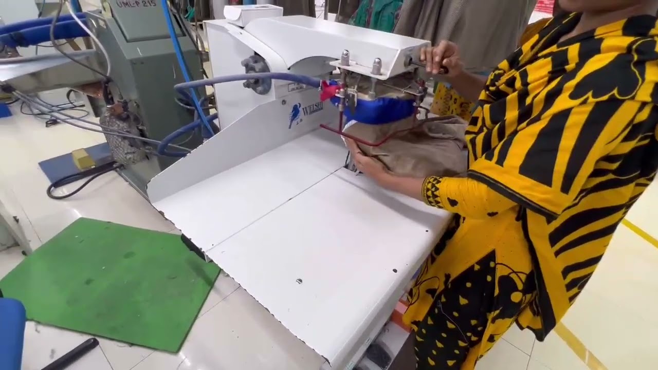 AZT-C10 WEISHI NIPPING ARMHOLE PRESS MACHINE - YouTube