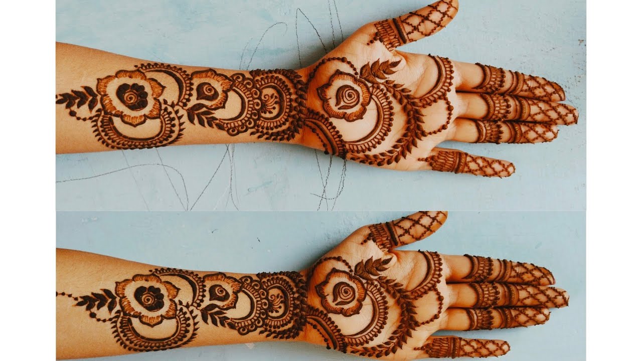 Easy Gulf Style Arabic Henna Designs |Latest Ramjan Eid Special Mehndi ...