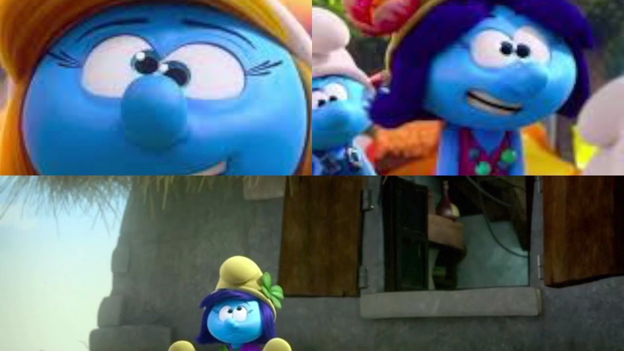 The Smurfs 2021 Smurfette, Storm & Blossom rolling their eyes - YouTube