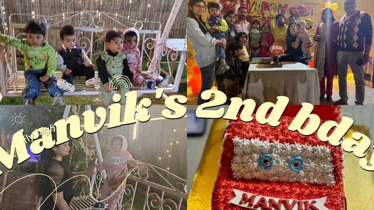 Manvik bhaiya ka 2nd birthday | Village theme birthday party| Birthday ...