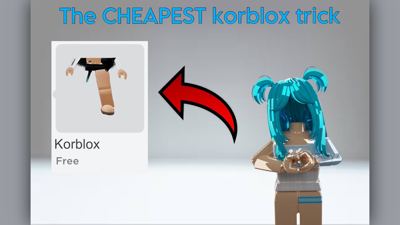 The New Best Roblox Korblox - YouTube