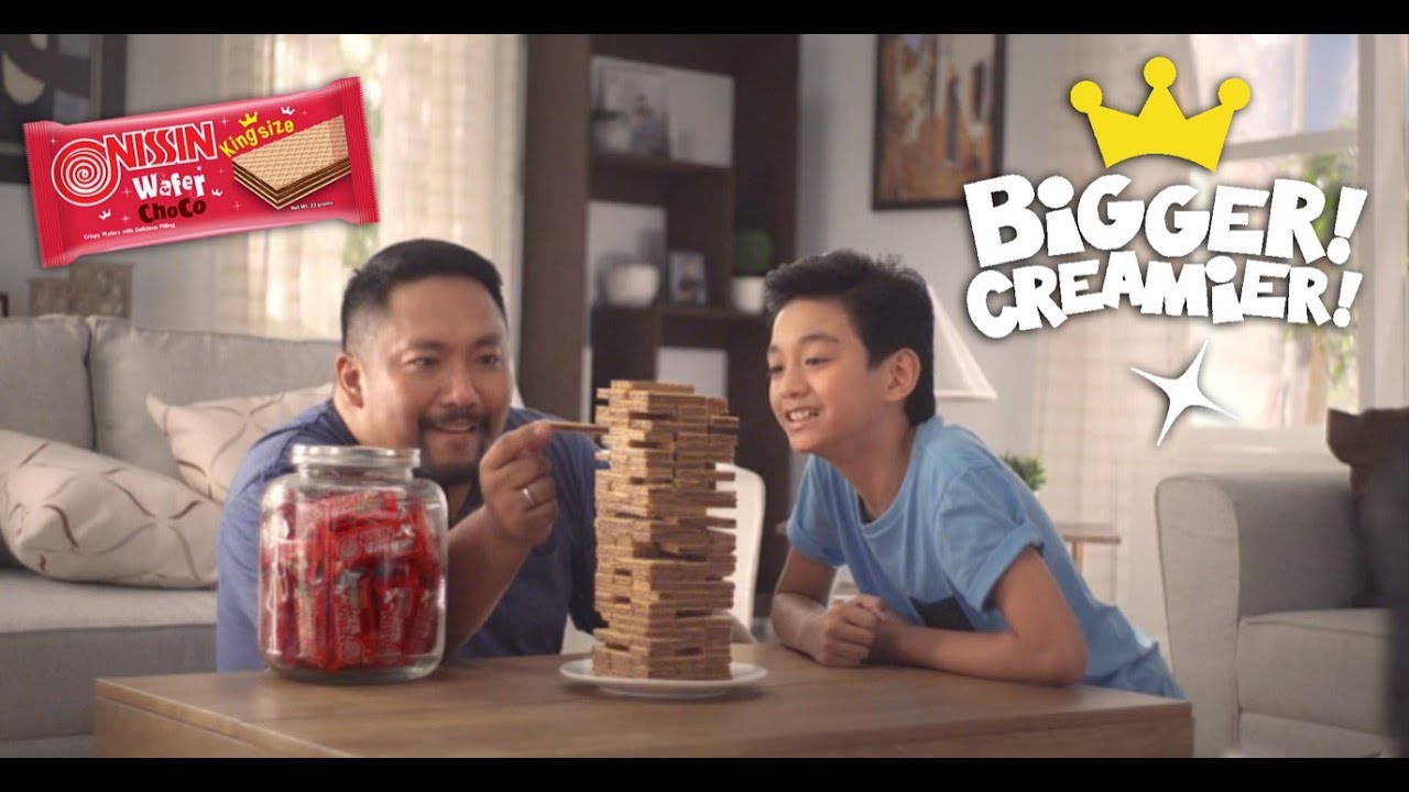 Bigger and Creamier Nissin King Wafer Choco - YouTube