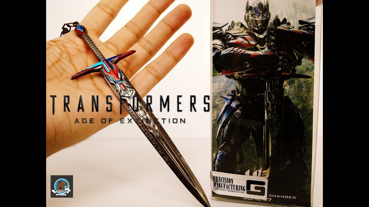 Chaveiro/espada Optimus Prime (Metal Sword of Judgement) - YouTube
