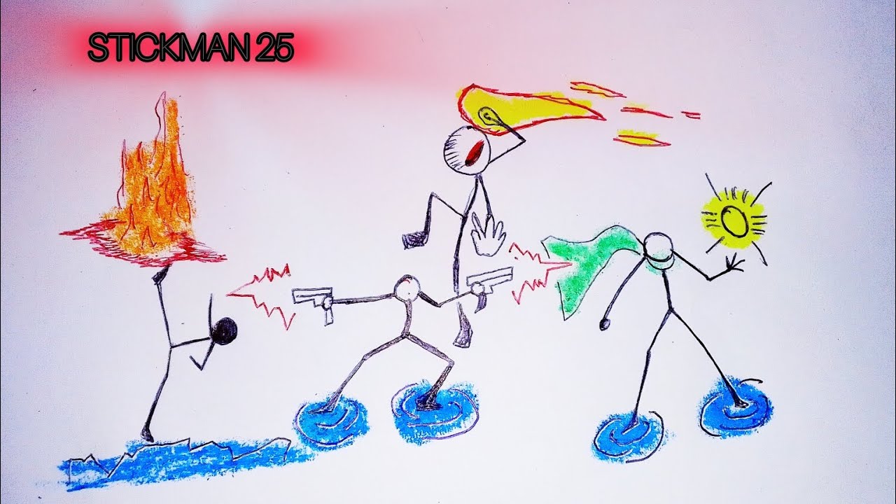 gambar STICKMAN 🖍️!!25HD #art #stickman ##gambar - YouTube