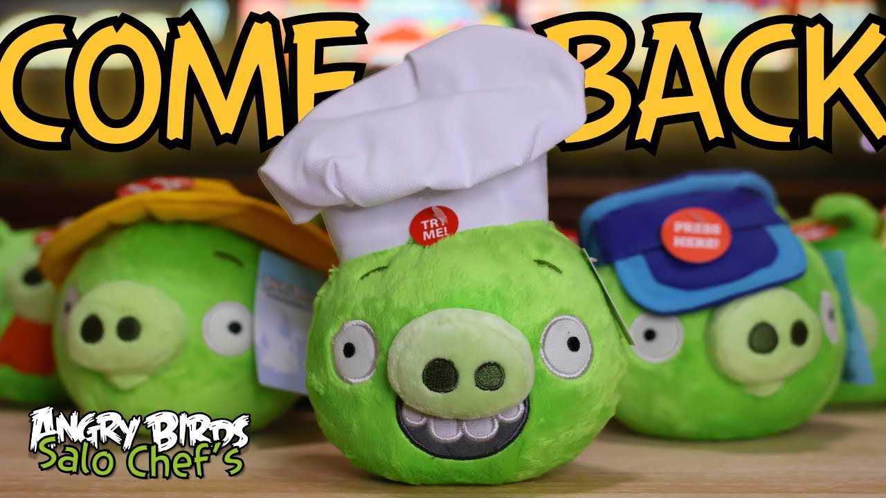 Salo Chef Pig's COMEBACK - Angry Birds Plush - YouTube