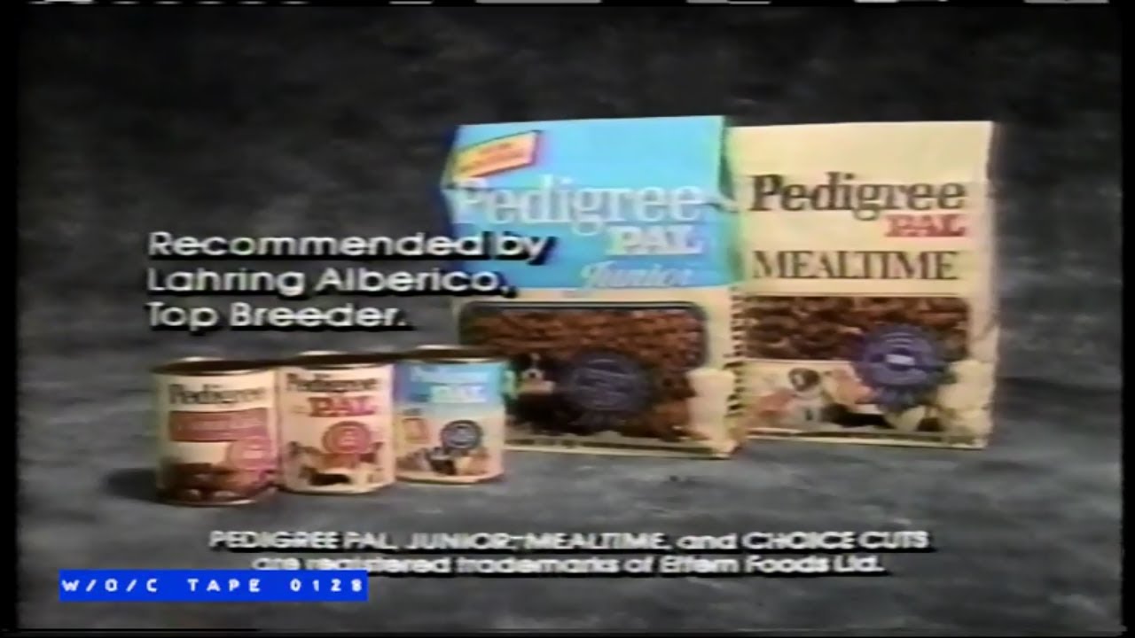 Pedigree Pal Dog Food Commercial - 1989 - YouTube