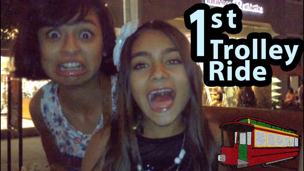 First Trolley Ride : VLOG IT // GEM Sisters - YouTube