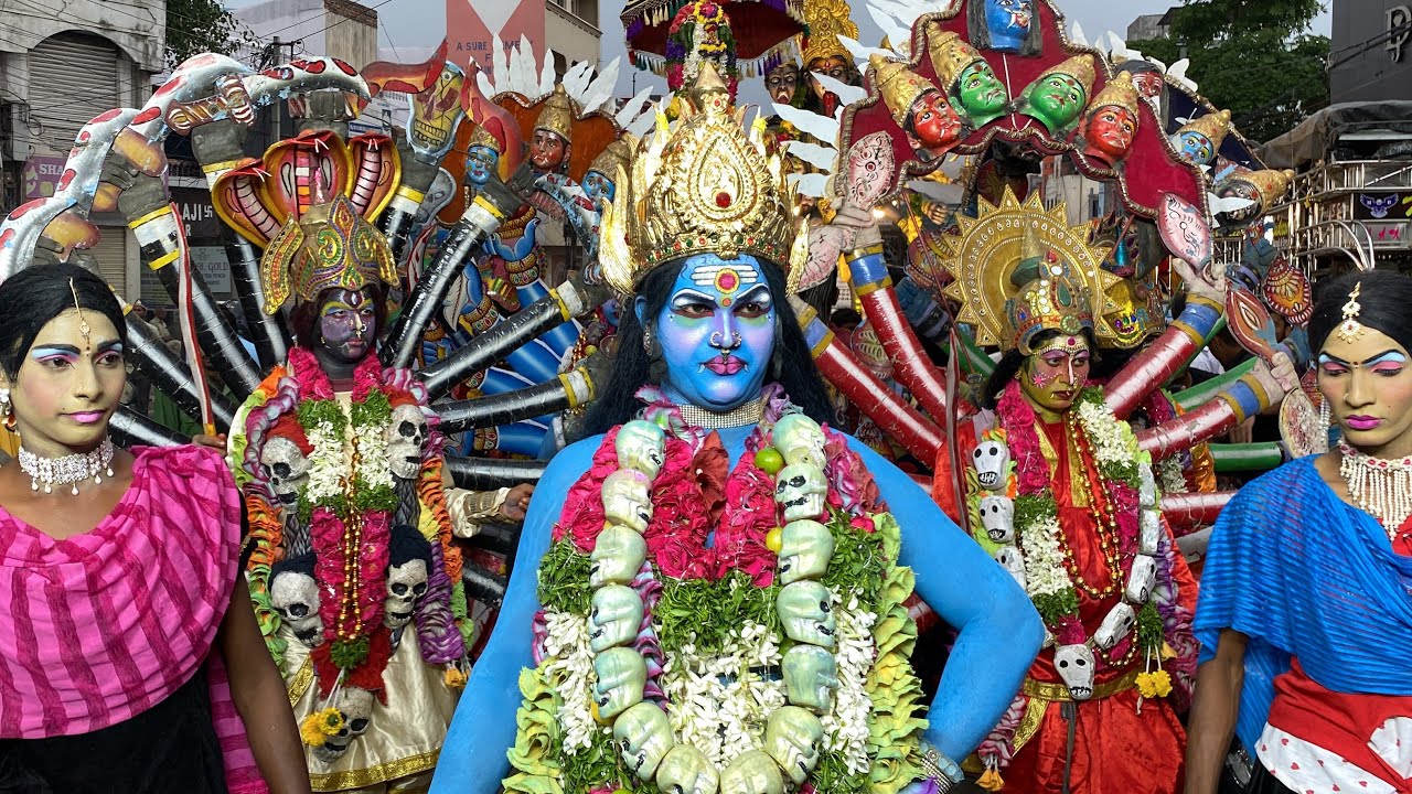 Kalika dance at Old City Bonalu 2022 | Kali mata Dance | Kali dance at ...