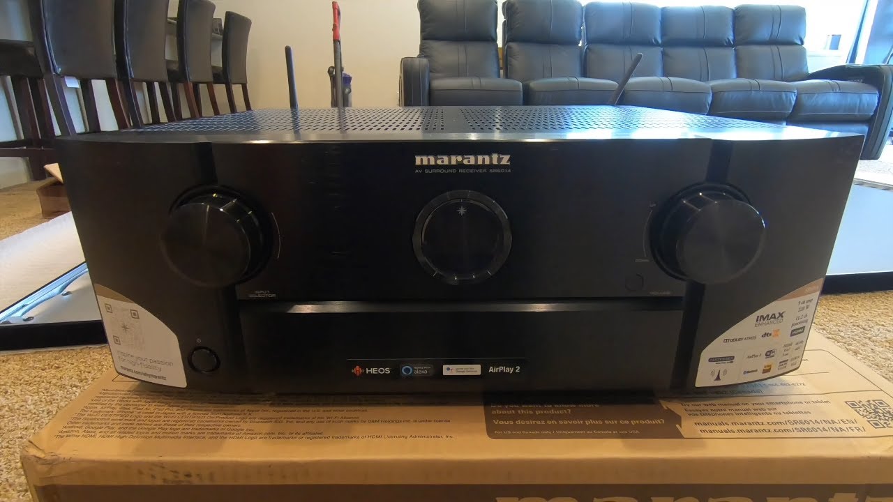 Marantz sr6014 Premium 9.2 Channel AVR Unboxing and Overview - YouTube