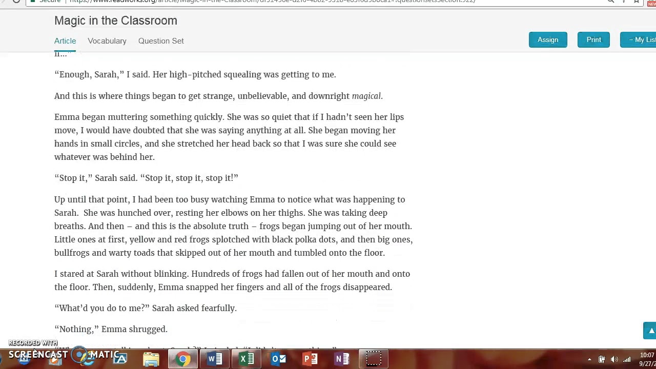 Magic in the Classroom - YouTube