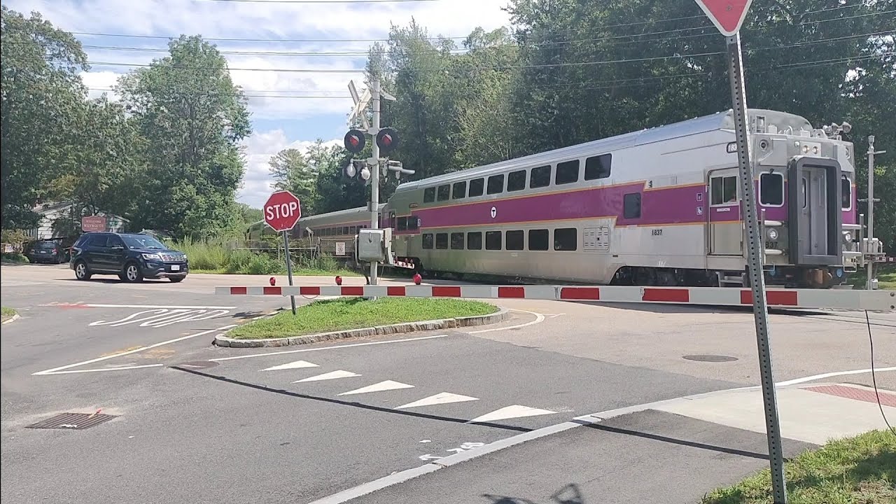 MBTA Rotem 1837 On the Kingston line - YouTube