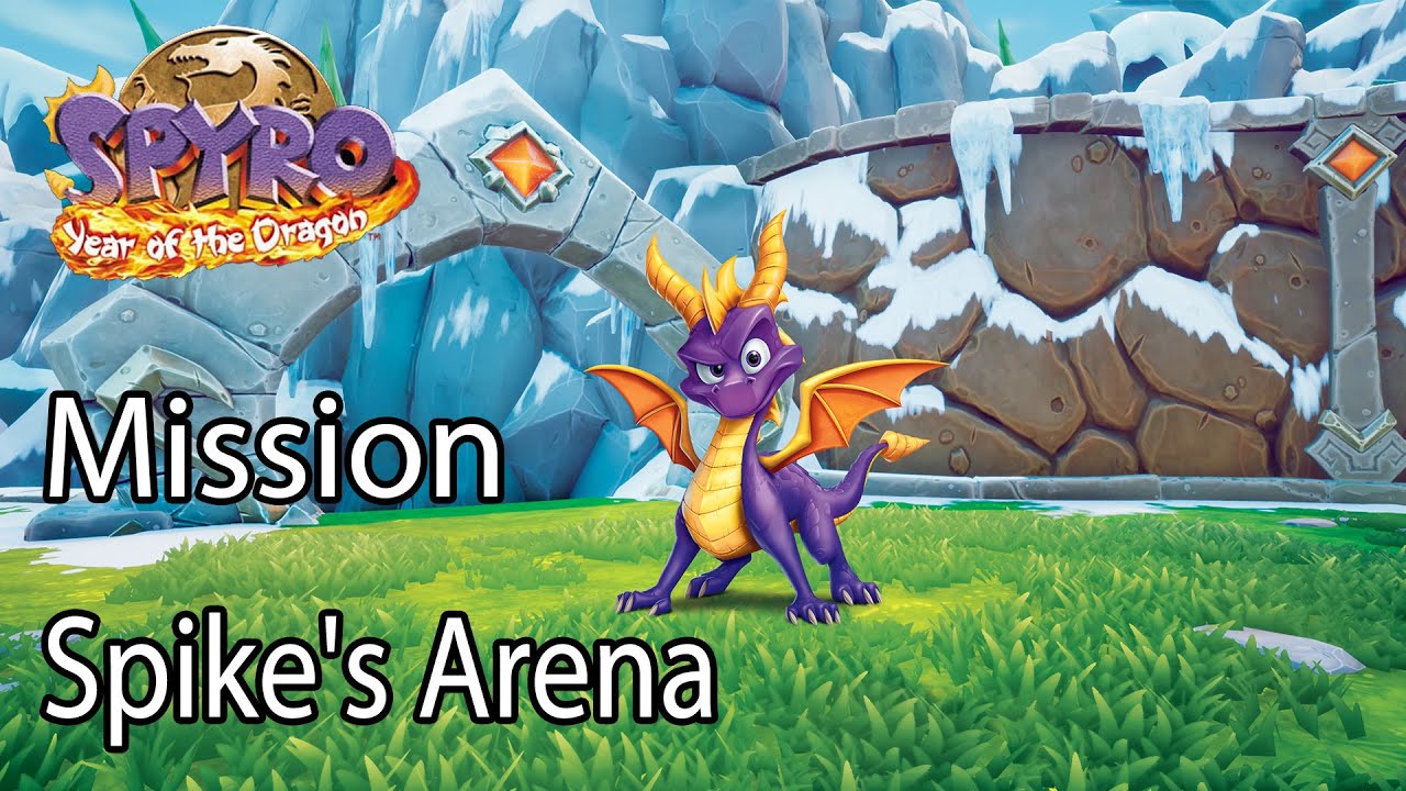 Spyro Year of the Dragon Mission Spike's Arena - YouTube