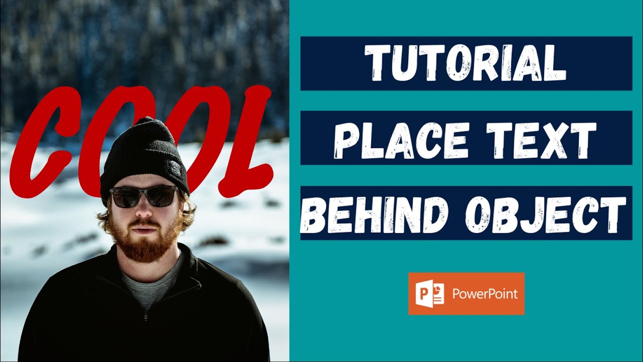 Tutorial: How to Place Text Behind an Object in a Photo - YouTube