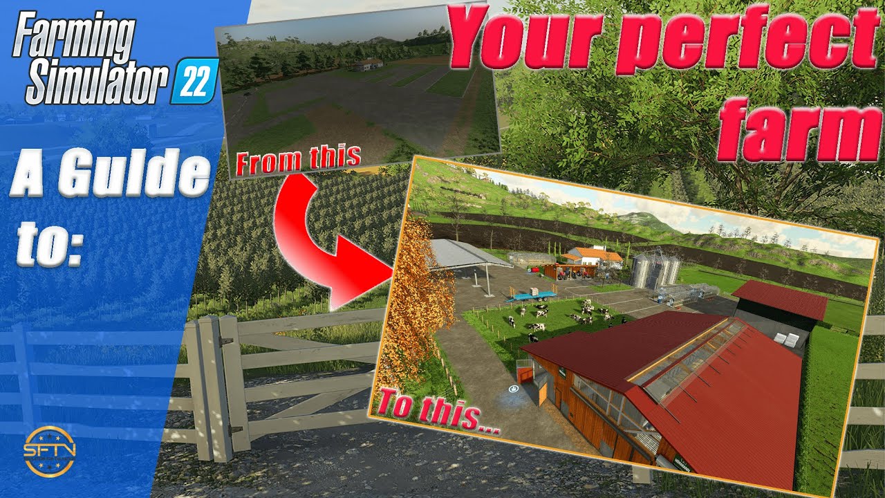 This is how to build your perfect farm in Farming Simulator 22! - YouTube