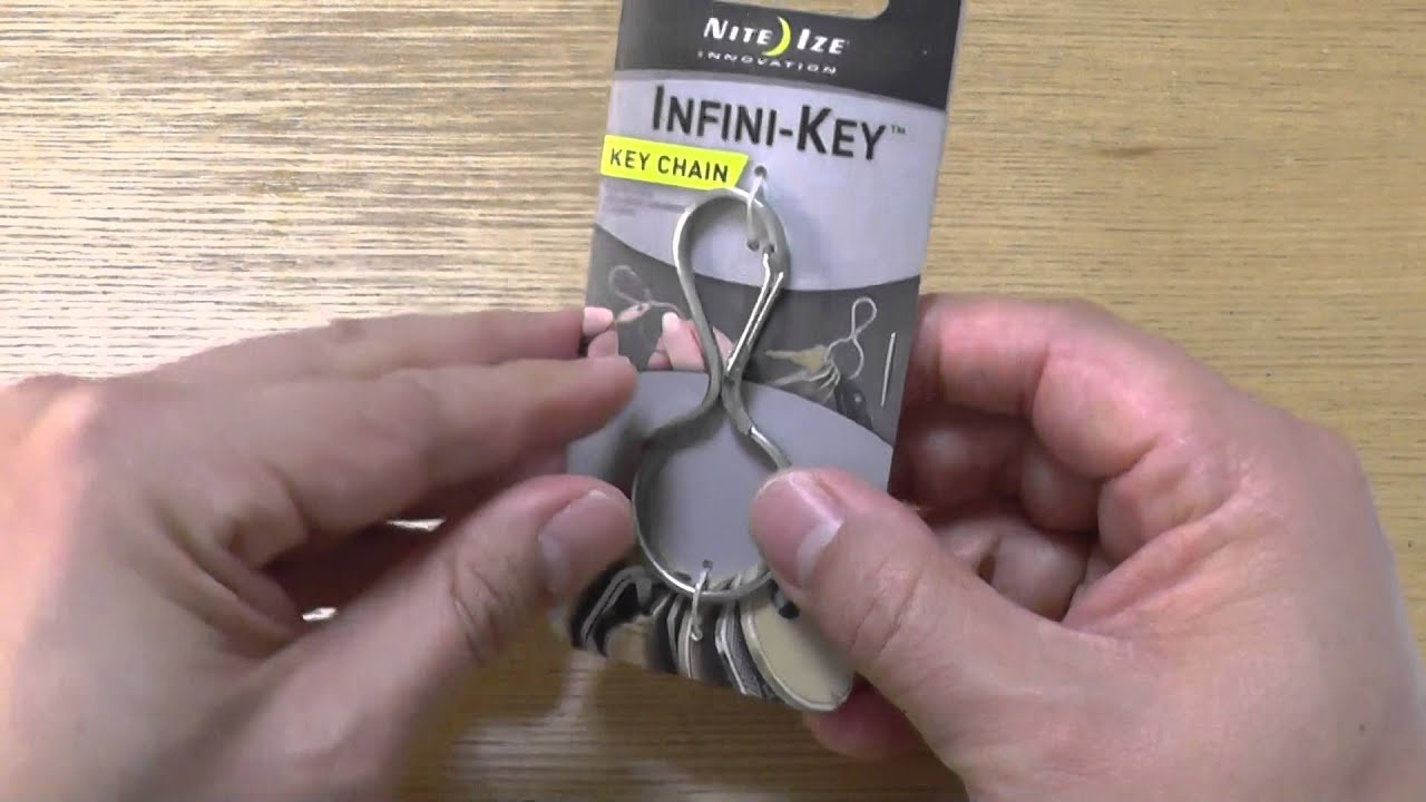 NITEIZE Infini Key Key Ring KIC-11-R3 ナイトアイズ インフィニキー キーホルダー - YouTube