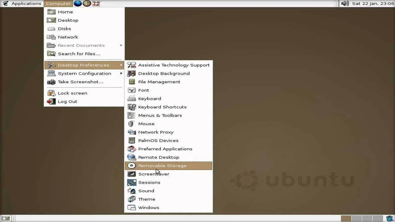 Last time for back in time..Ubuntu 4.10 - YouTube