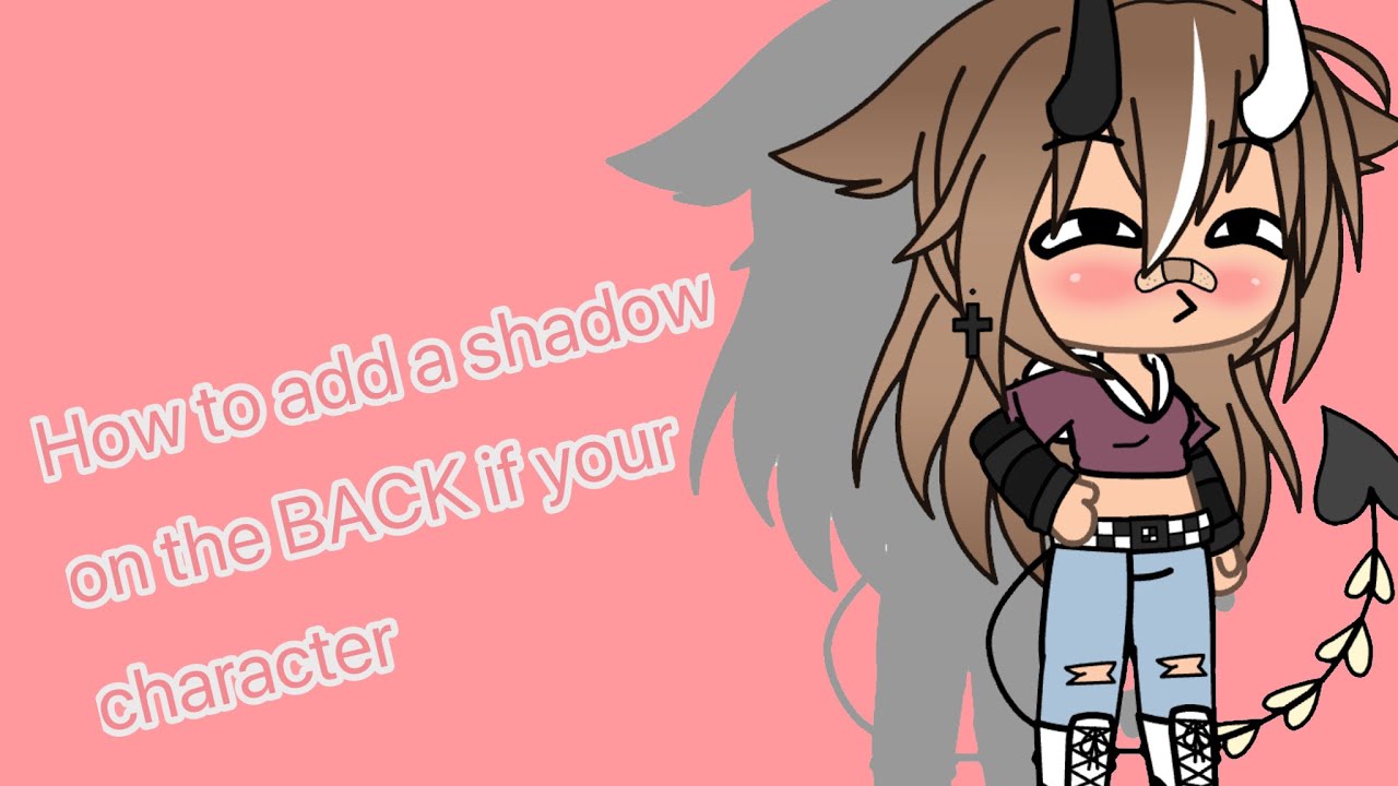 How to put a shadow on the BACK of your gacha character!|Tutorial - YouTube