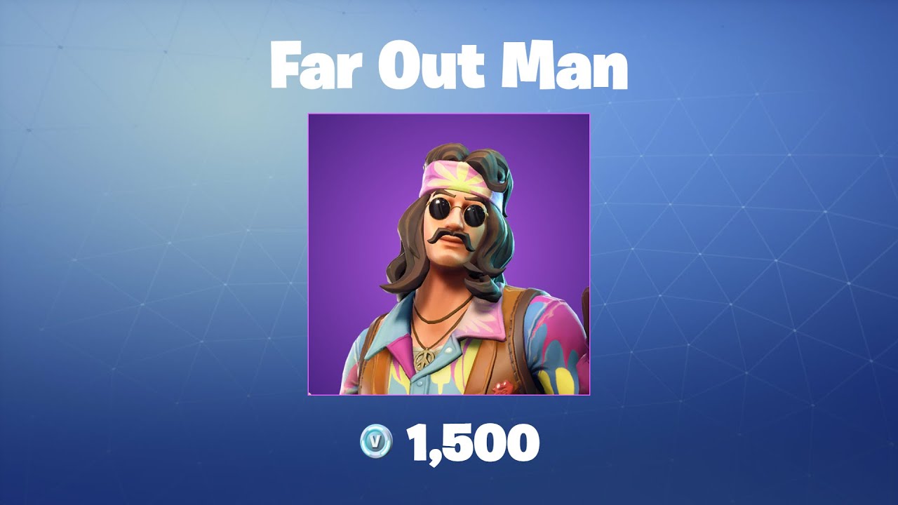 Far Out Man Fortnite Outfit Skin Youtube