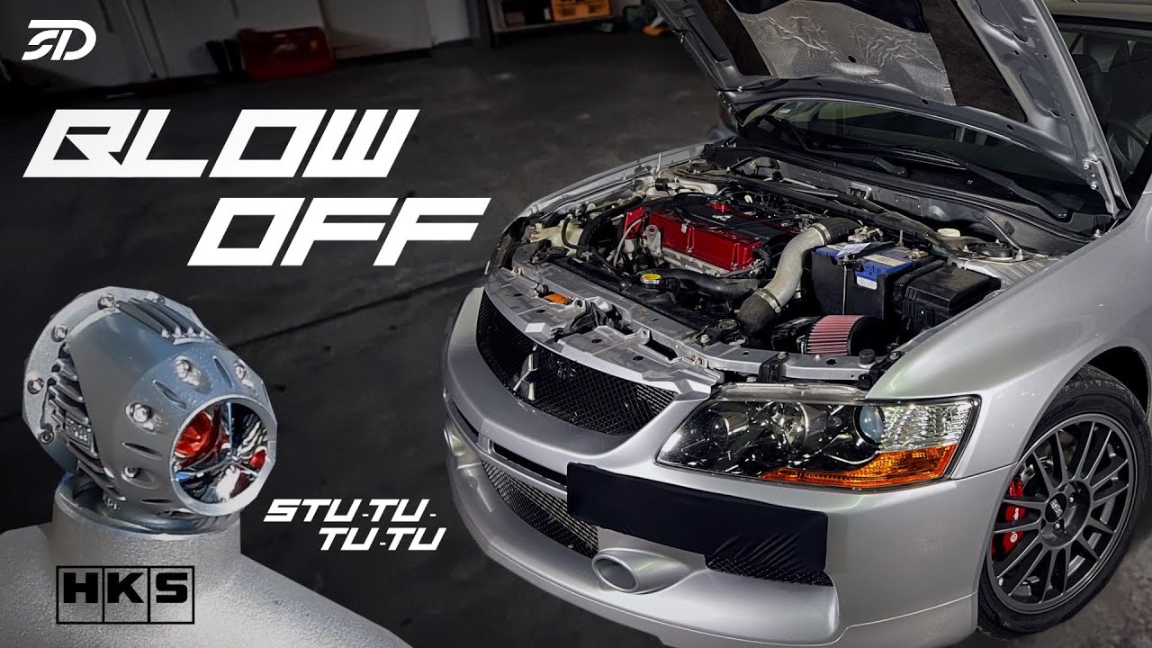 SD // OFFENES BLOW OFF VENTIL - Mitsubishi EVO IX // HKS SSQV - BOV - Turbo Flutter - YouTube