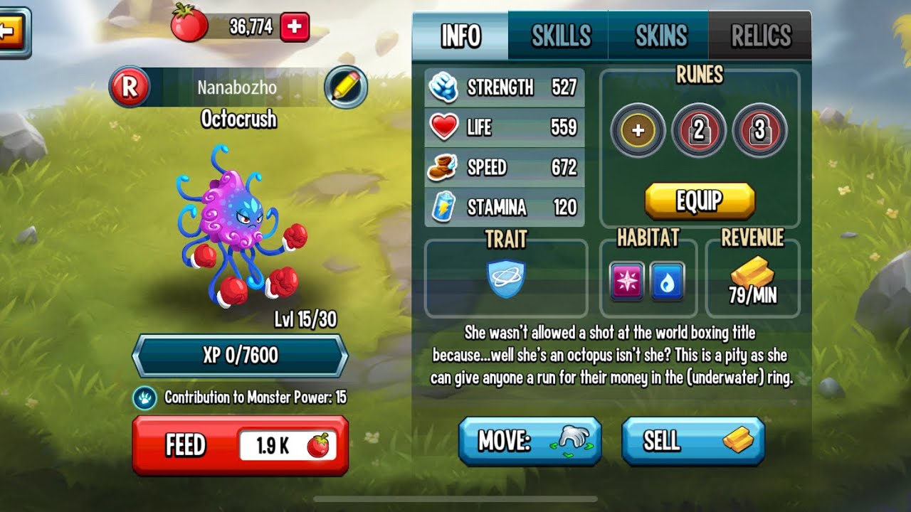 How to breed Octocrush in Monster legends!!!! - YouTube