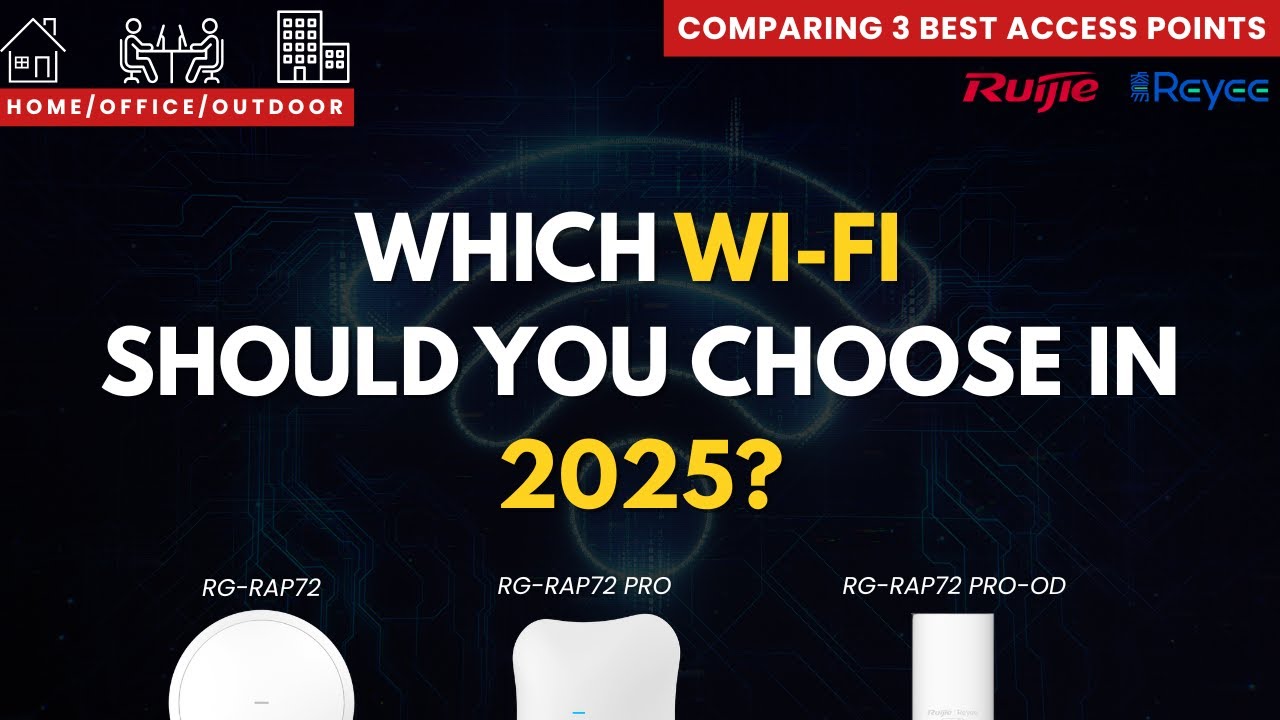 Which WiFi to Choose in 2025? Ruijie Access Point comparison | RG-RAP72 ...