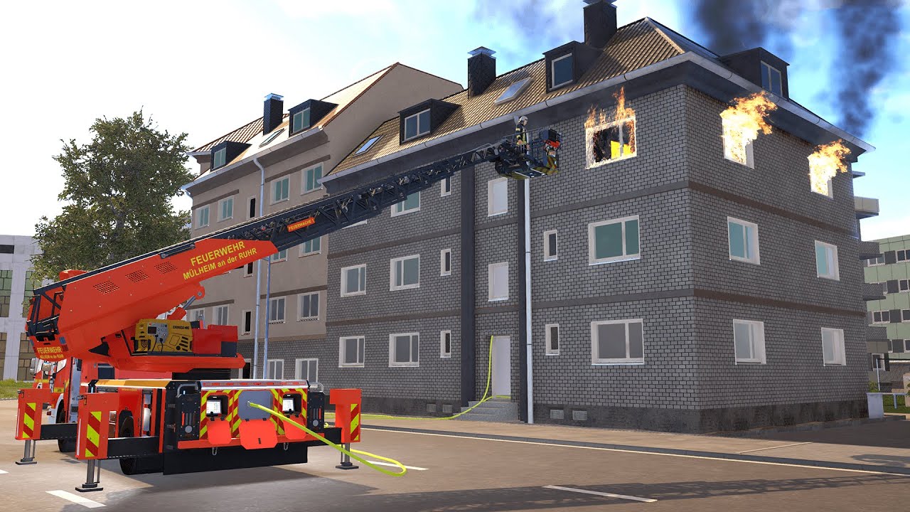 Ladder Fire Truck in Action – Emergency Call 112 - YouTube