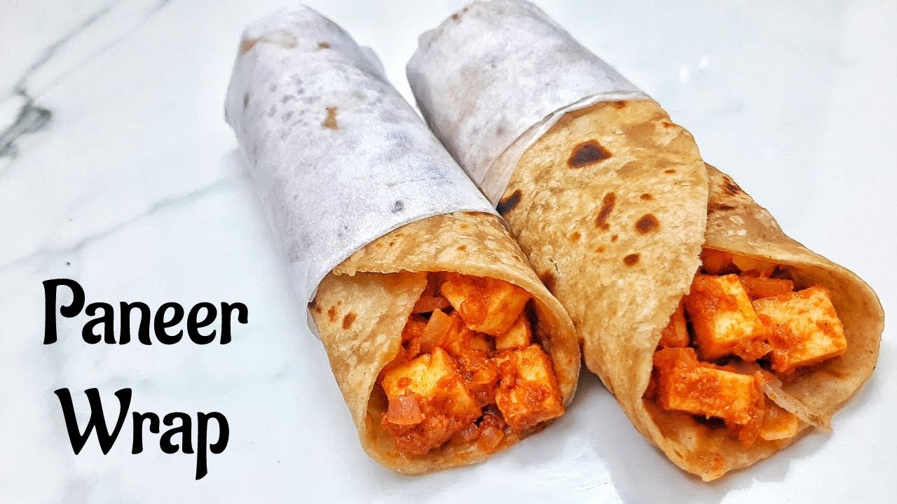 5 min Paneer Wrap Recipe In Tamil |How to make Paneer Wrap |Quick ...
