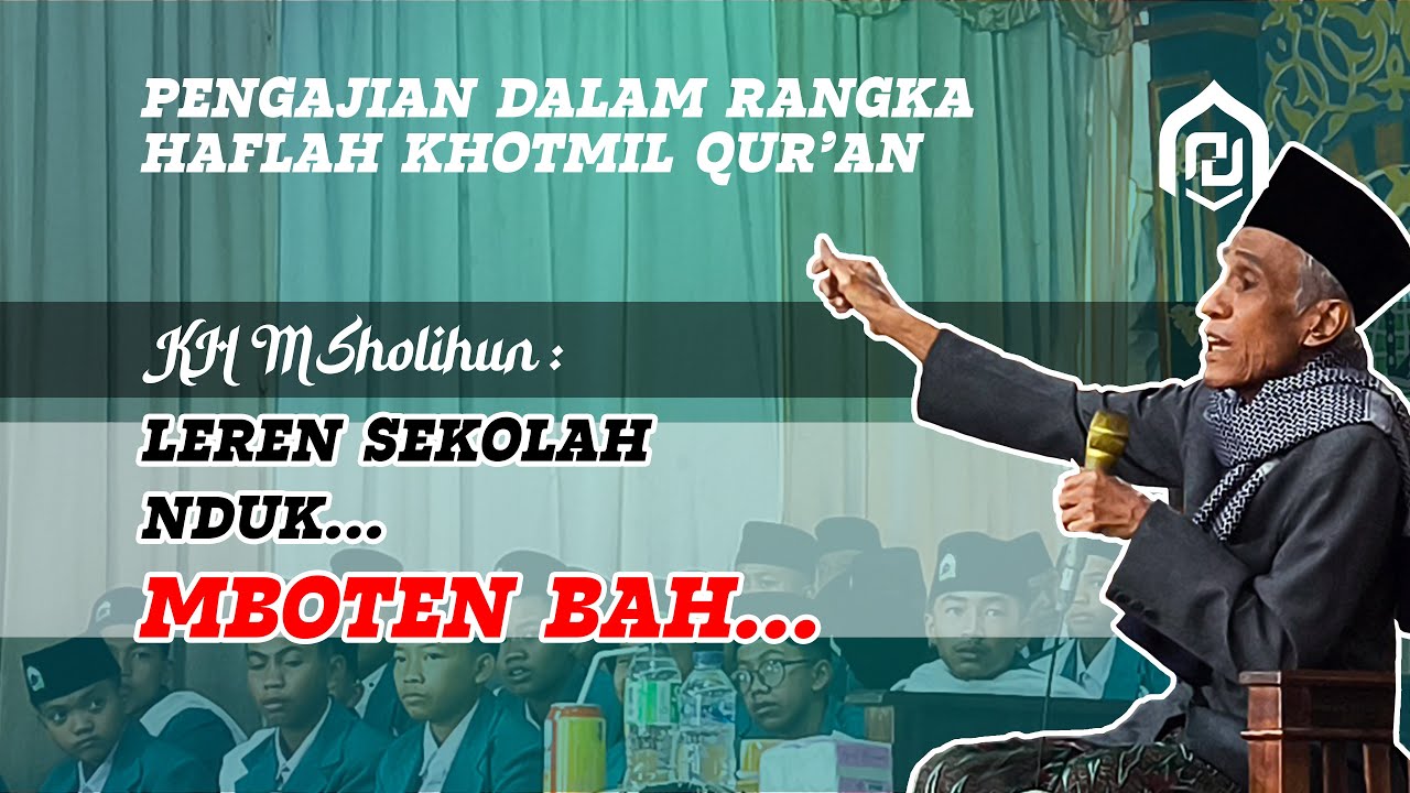 Pengajian KH M Sholihun: "NYUWUN REZEKI INGKANG KATAH TAPI KOK ANAK DUA SAJA CUKUP?" - YouTube