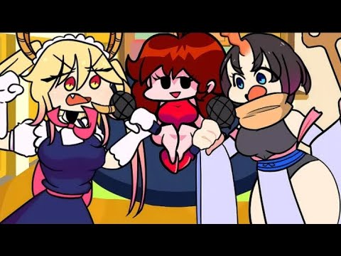 FNF mod Dragon Maid Demo android zip - YouTube